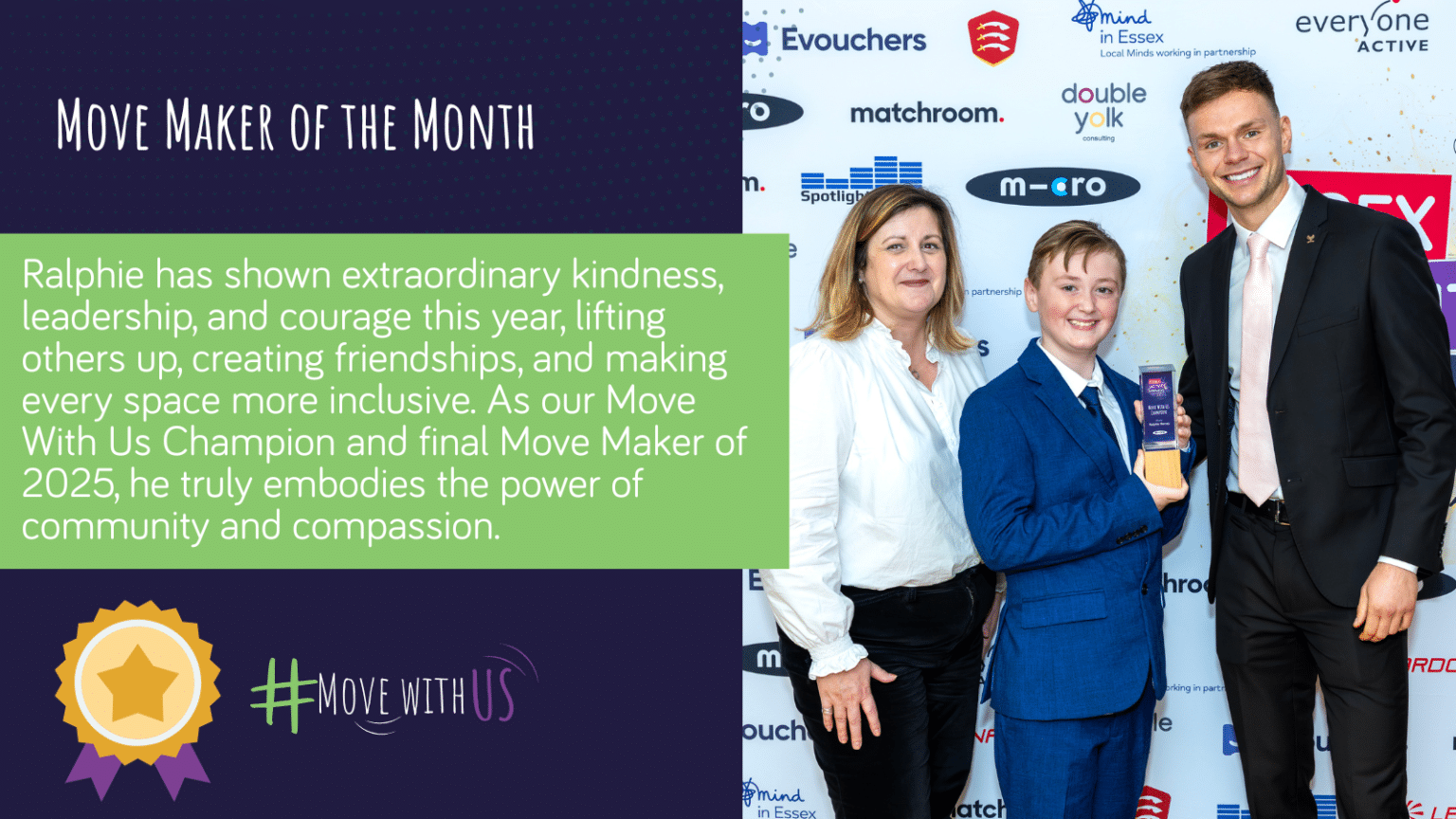 Ralphie - December Move Maker - Active Essex